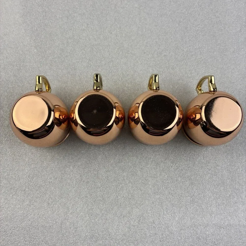 Unbranded | Dining | 4 Moscow Mule Mini Mug Shot Cups Stainless Steel ...